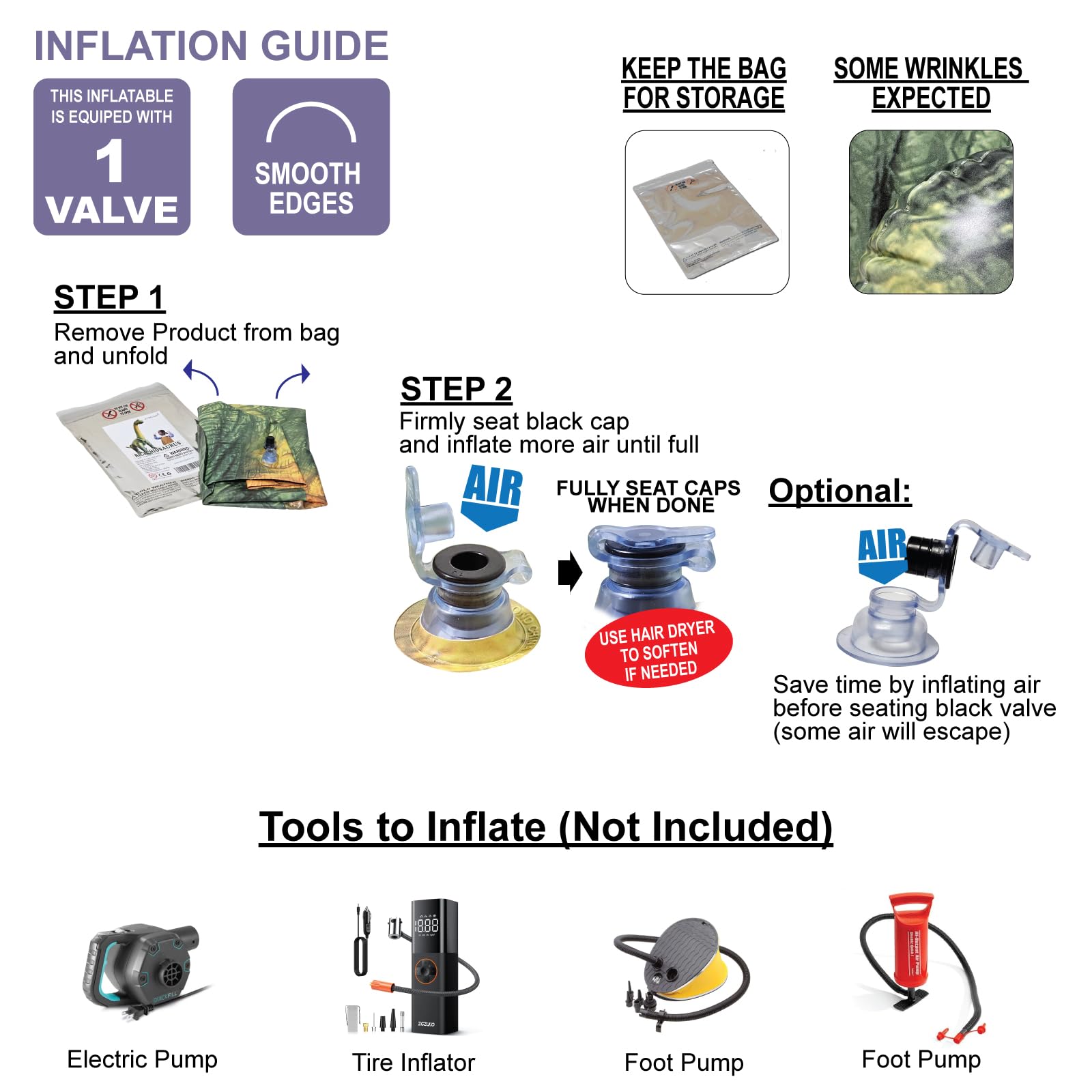 Snapklik.com : Jet Creations 36 Long Inflatable Male Lion Toy - Desert ...