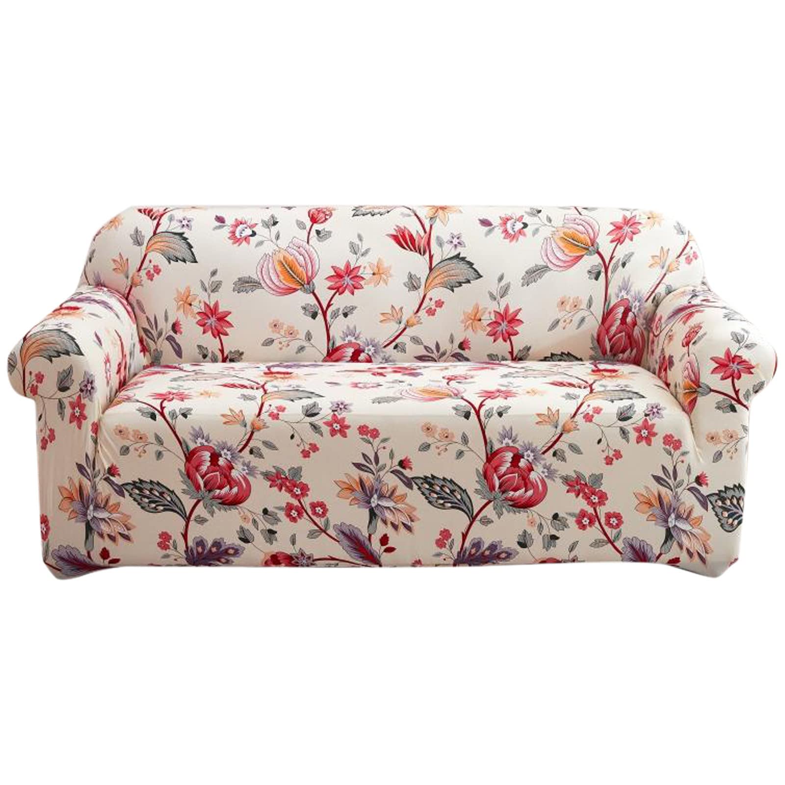 Amazon.com: Qubjus Stretch Sofa Cover Printed Couch Cover Patterned ...