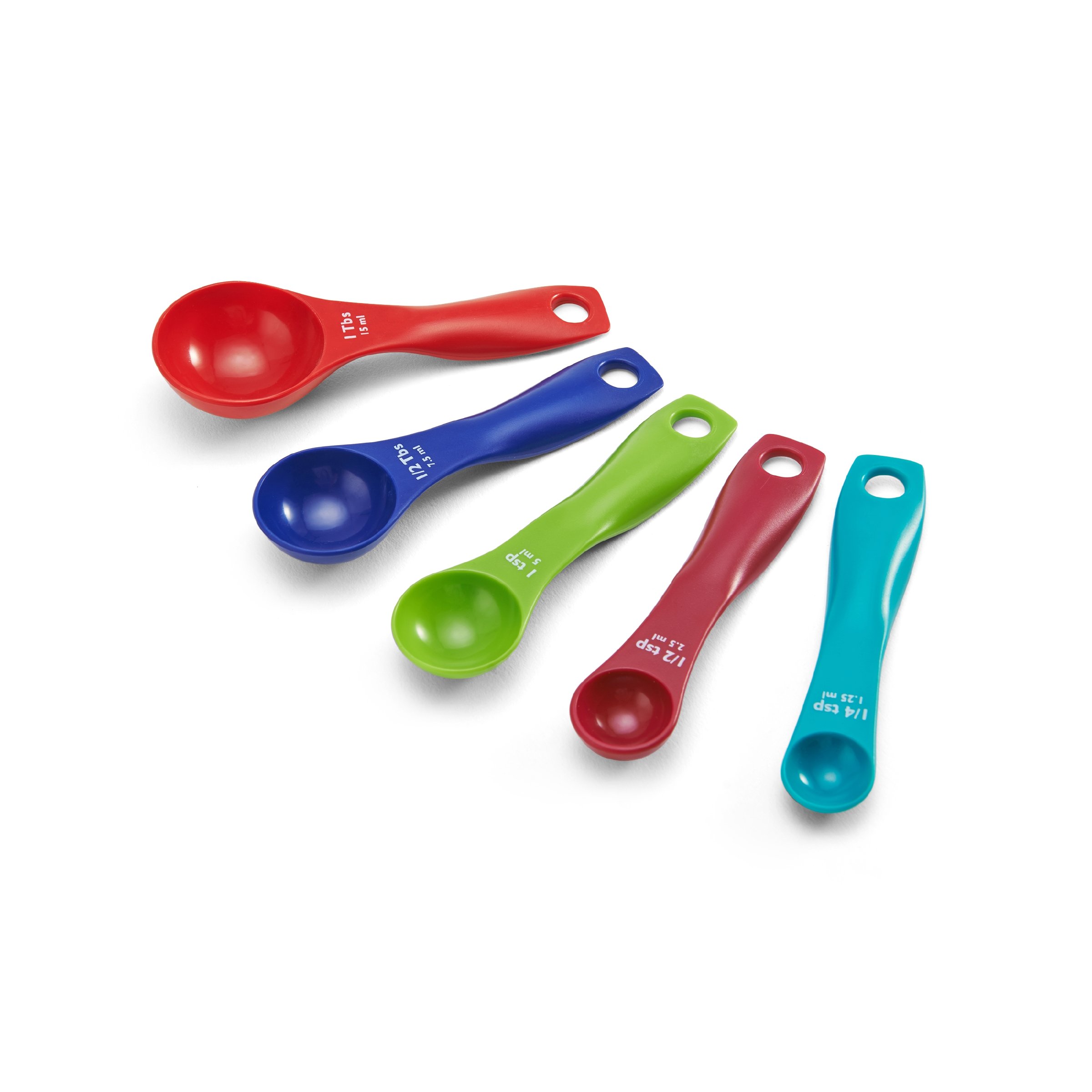 Snapklik.com : Assorted Colourworks Measuring Spoons, Set Of 5
