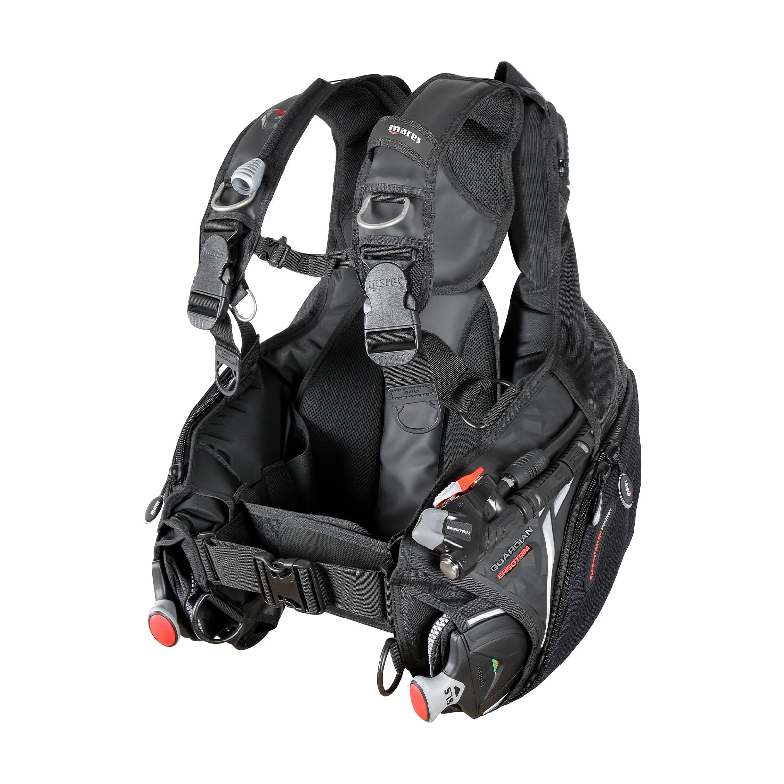 Amazon.com : Mares Men's Guardian ErgoTrim Scuba Diving BCD with SLS ...