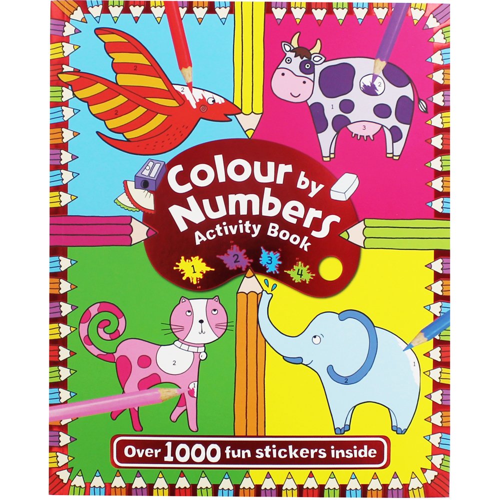My Mega Colour By Number Activity Book: Igloo Books: 9781785571916 ...