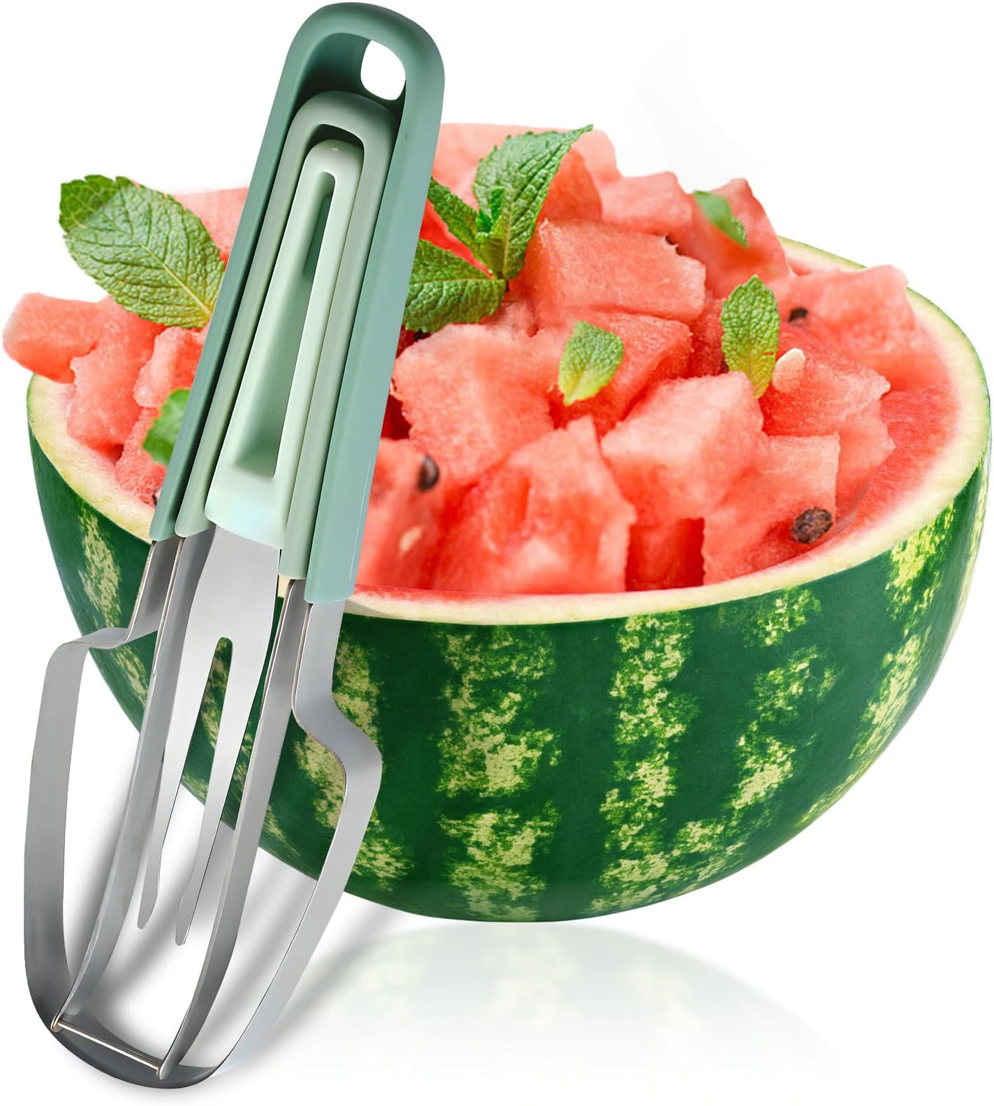 Amazon.com: OLESBUR Premium Watermelon Cutter - 3 in 1 Watermelon ...