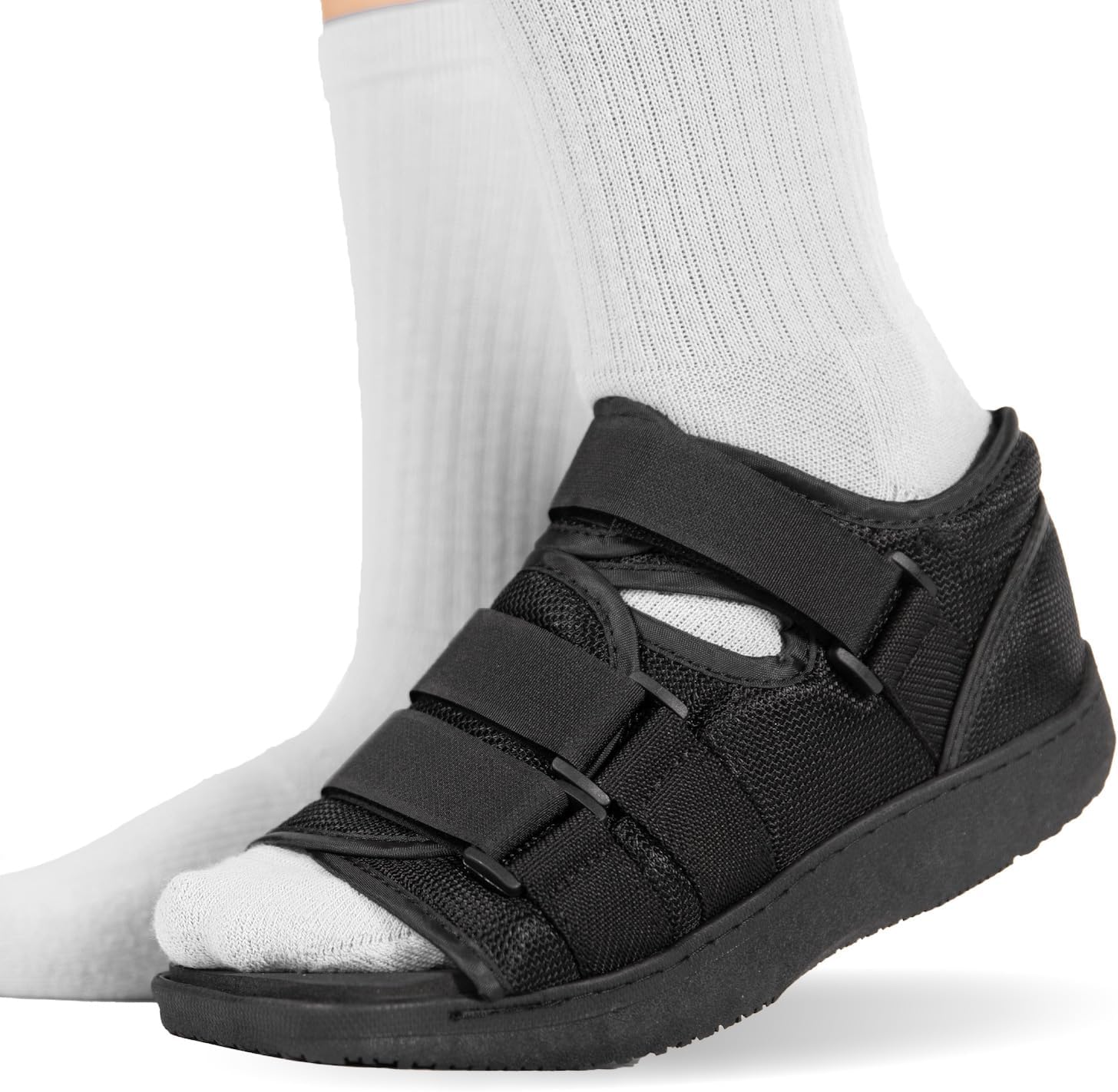 Amazon.com: Complete Medical Heel Wedge Healing Shoe, Large, 0.94 Pound ...