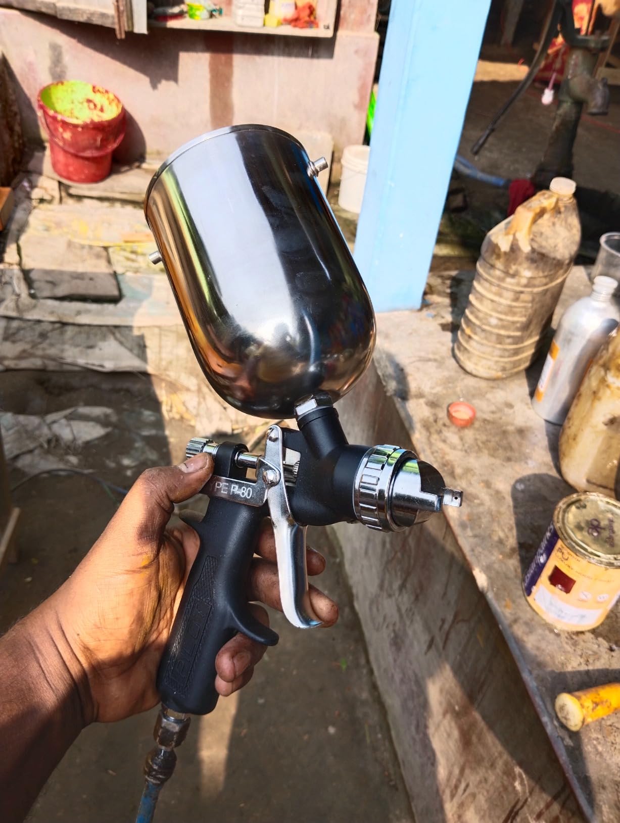 PILOT Spray Gun Type - P80, 750ml Cup Capacity, 1.6mm Stainless Steel ...