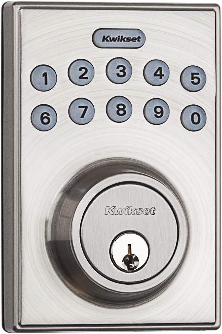 Kwikset Powerbolt 250 10-Button Keypad Matte Black Transitional ...