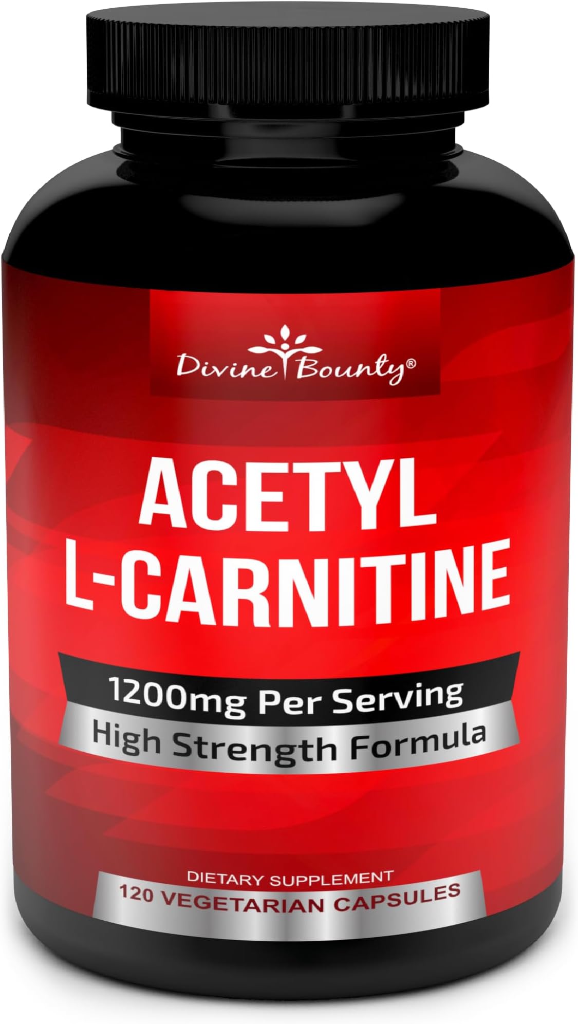 Amazon.com: Divine Bounty Acetyl L-Carnitine Capsules 1200mg Per ...