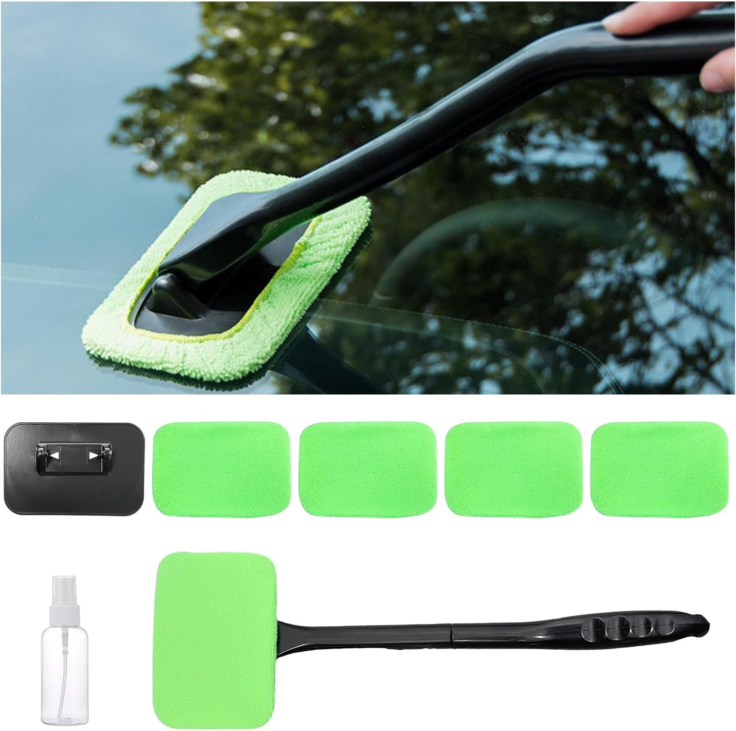 Amazon.com: Augeny Car Windshield Cleaning Tool, Microfiber Window ...