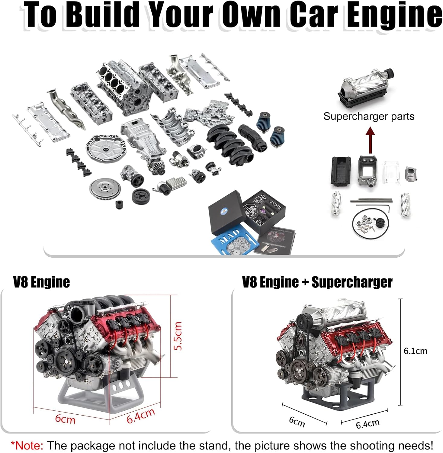 Mini V8 Engine Kits That Runs - V8 Engine Model Philippines | Ubuy