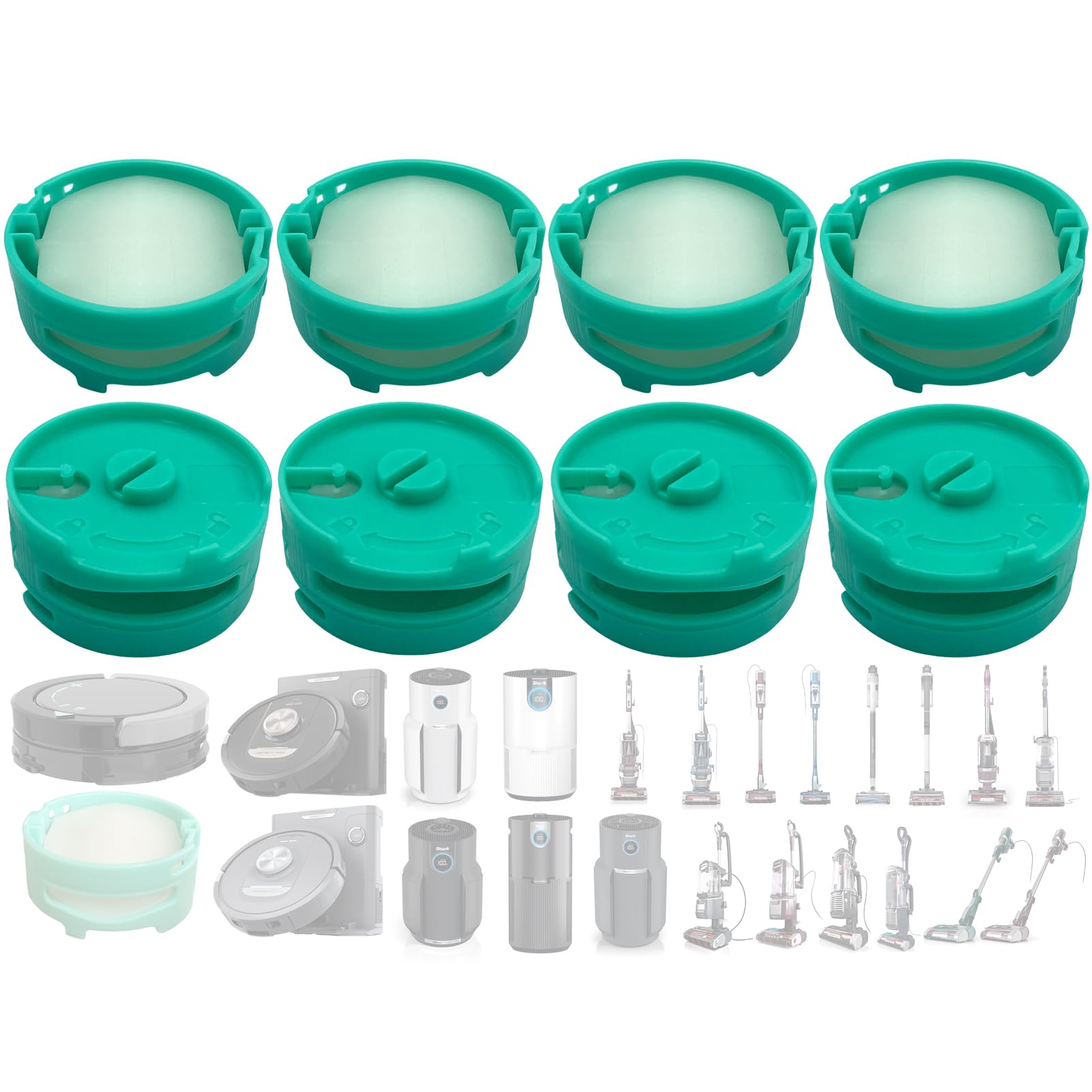 Amazon.com: ZVJV 8 Pack 1541FC3000 Odor Neutralizer Technology Vacuum ...