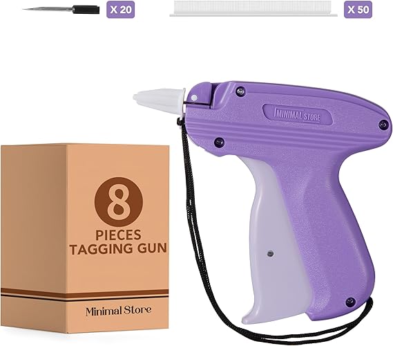 Amazon.com : MINIMAL STORE 8PCS Tagging Gun Kit with 20 Needles and ...
