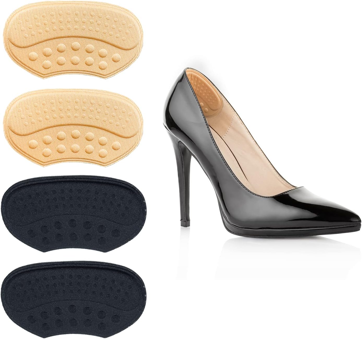 Amazon.com: Leforest Heel Grips for Womens Shoes | Heel Pads for Shoes ...
