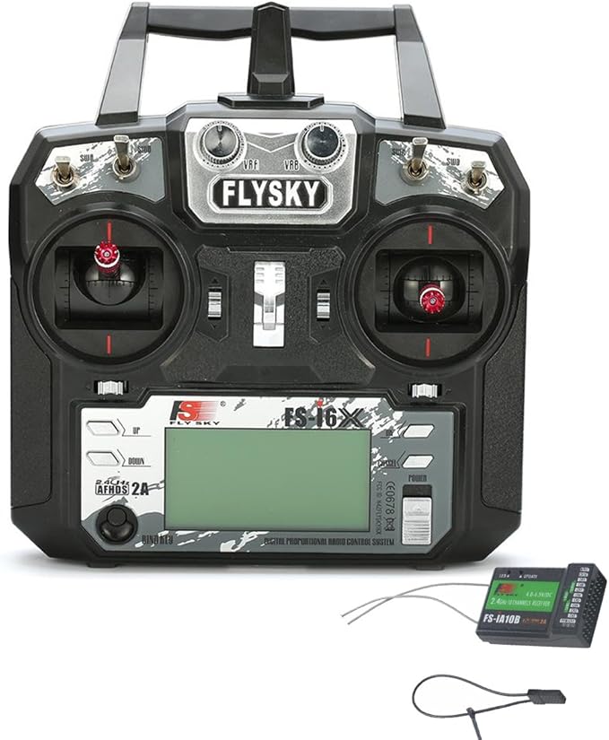 Flysky FS-i6X 10CH 2.4GHz AFHDS 2A RC Transmitter with FS-iA10B ...