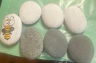 Amazon.com: Lifetop 50 PCS Painting Rocks Bulk, 2"-3" Natural River DIY ...