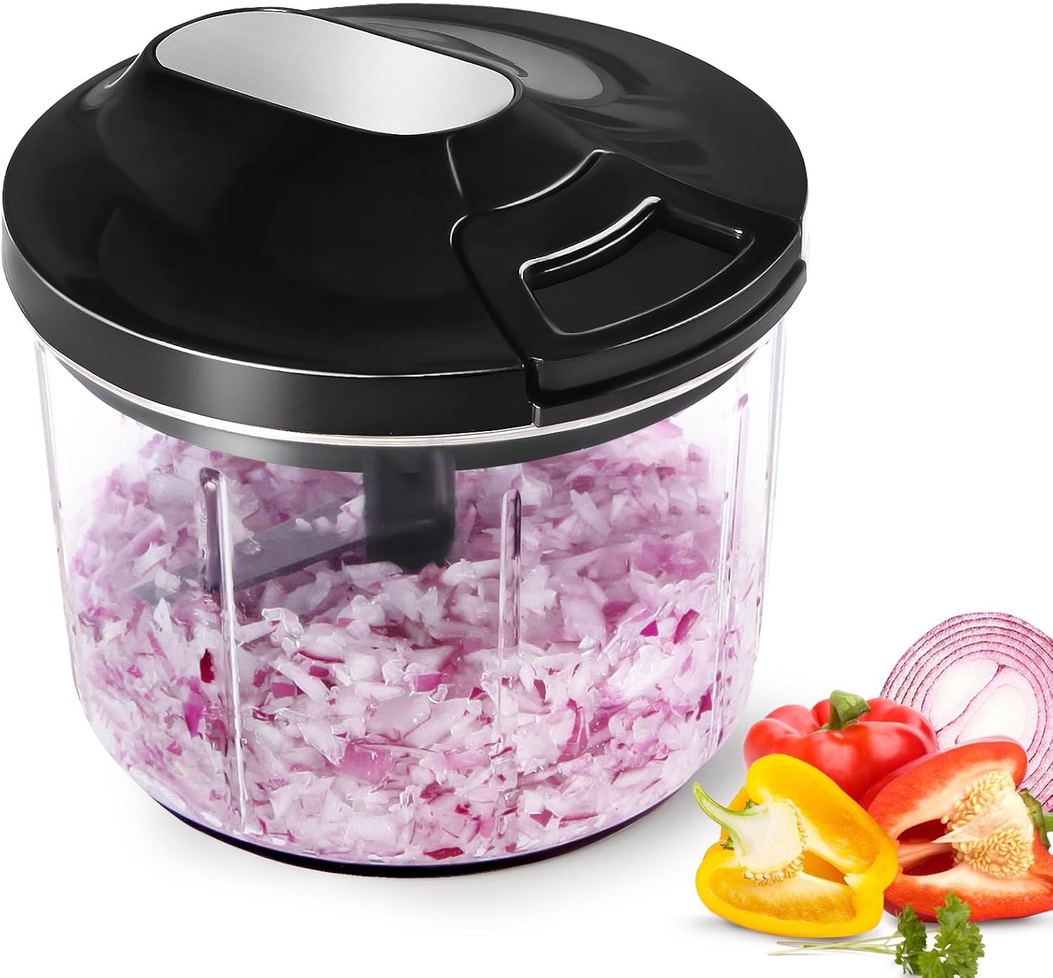 Amazon.com: SUREWIN Pull String Food Chopper - Manual Vegetable Onion ...