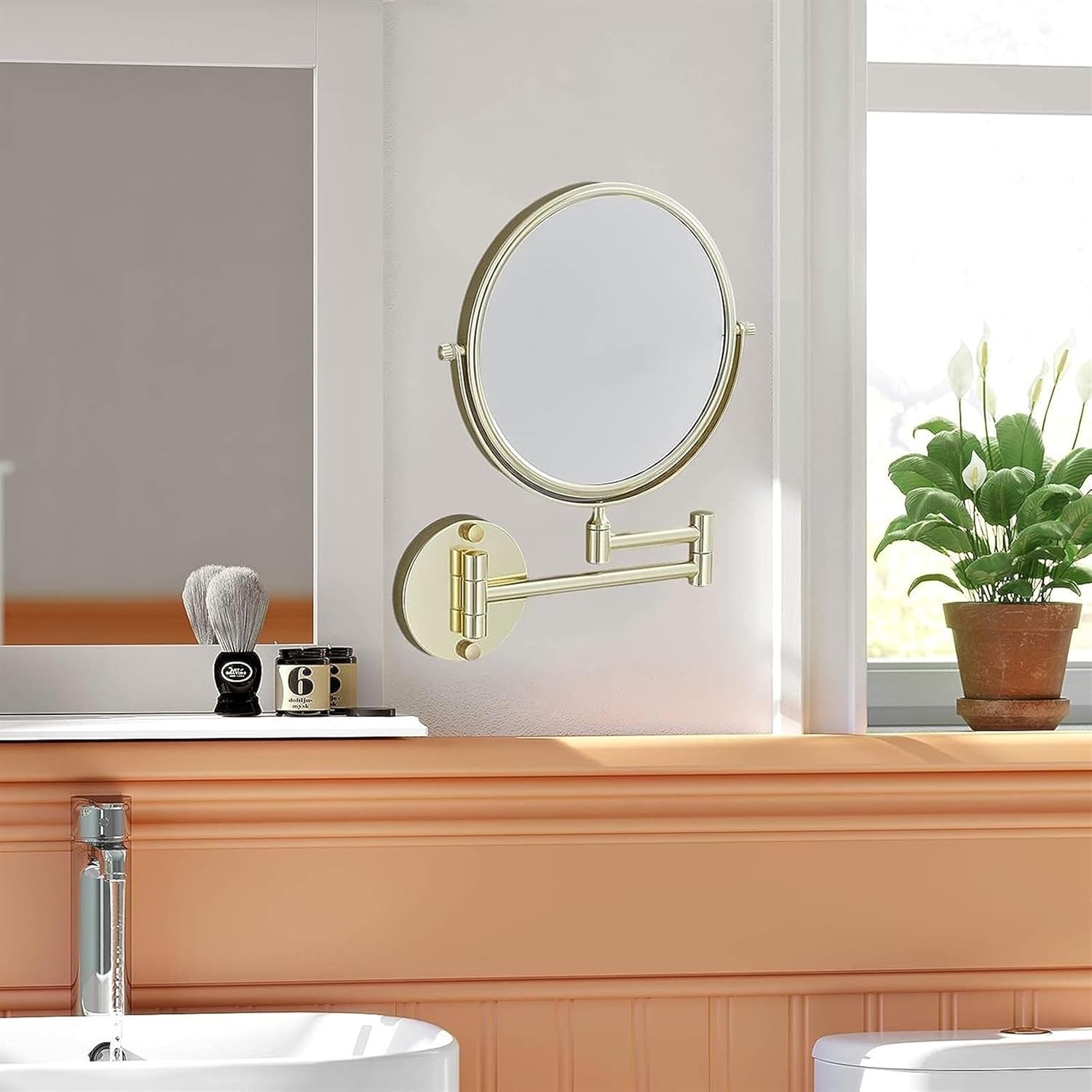 Amazon.com - Makeup Mirror 3X, Anti-Rust Bathroom Shaving Mirror Wall ...