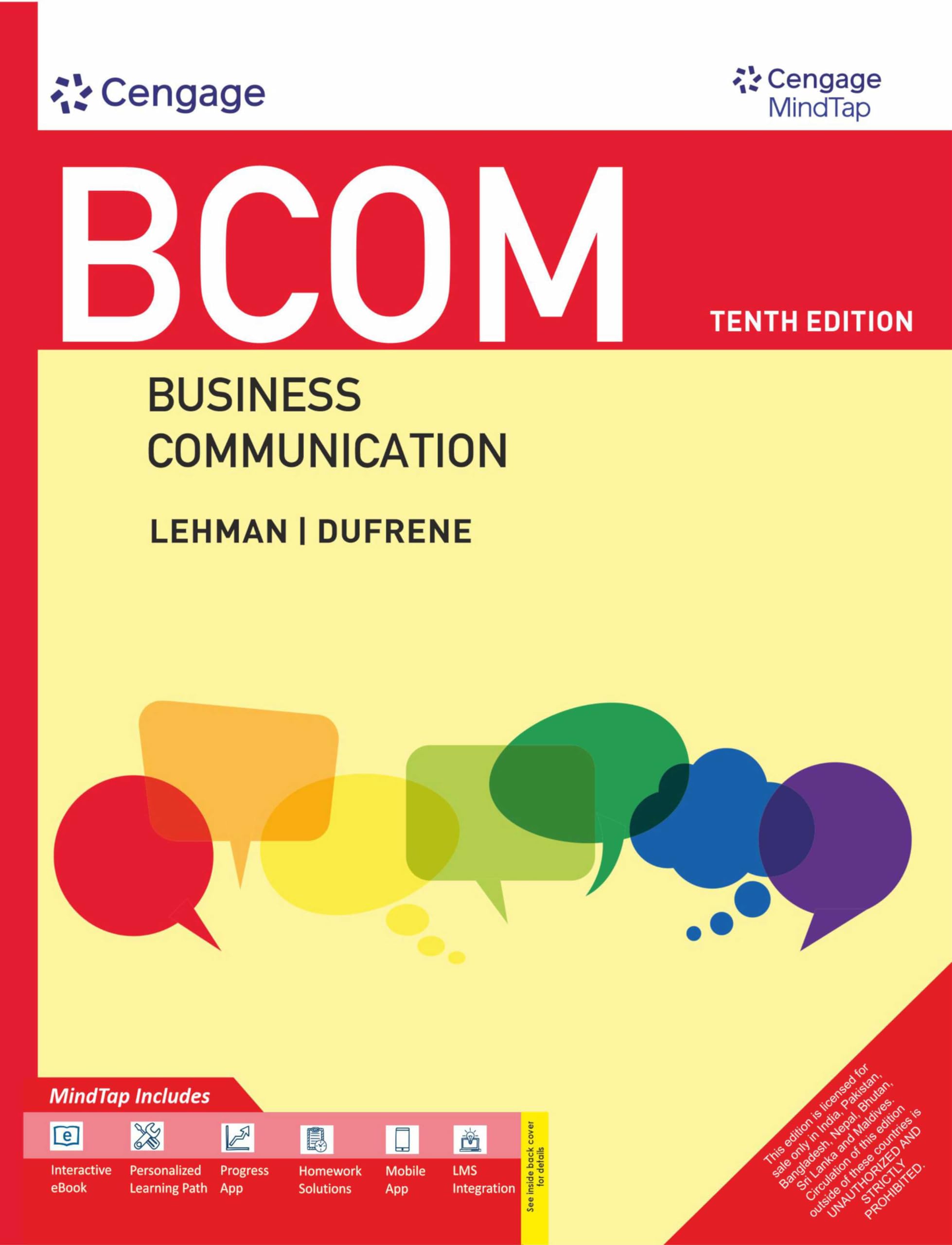 Buy BCOM with MindTap, 10th Edition Book Online at Low Prices in India ...