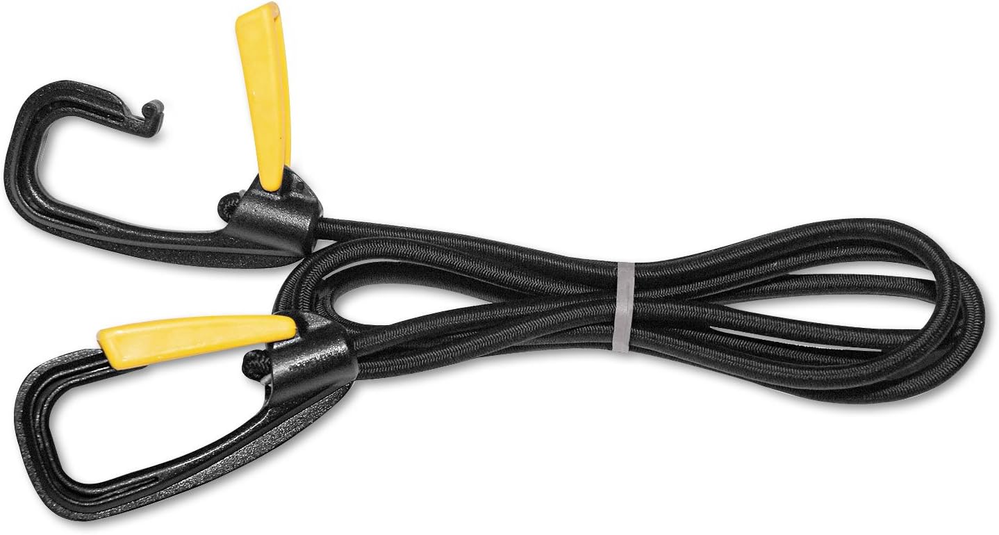 Kantek LGLC10 Bungee Cord w/Locking Clasp, Black, 72-Inch - Amazon.com