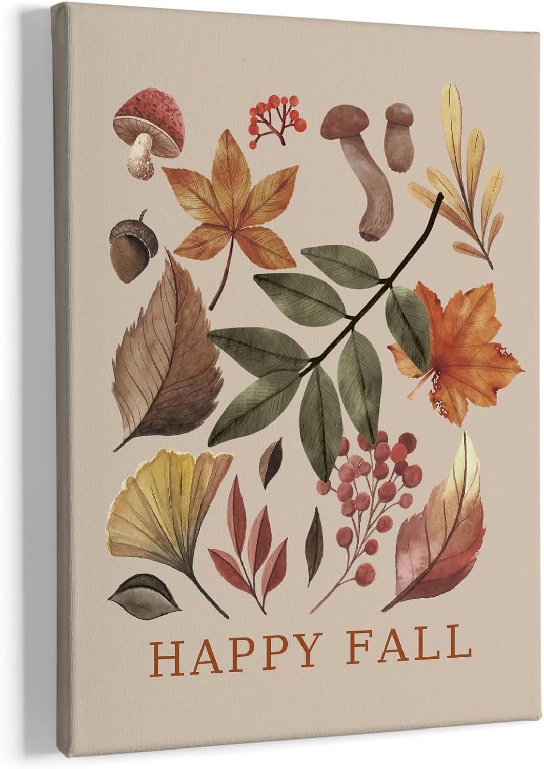 Amazon.com: HIWX Happy Fall Wall Decor, Fall Decor, Autumn Fall Leaves ...