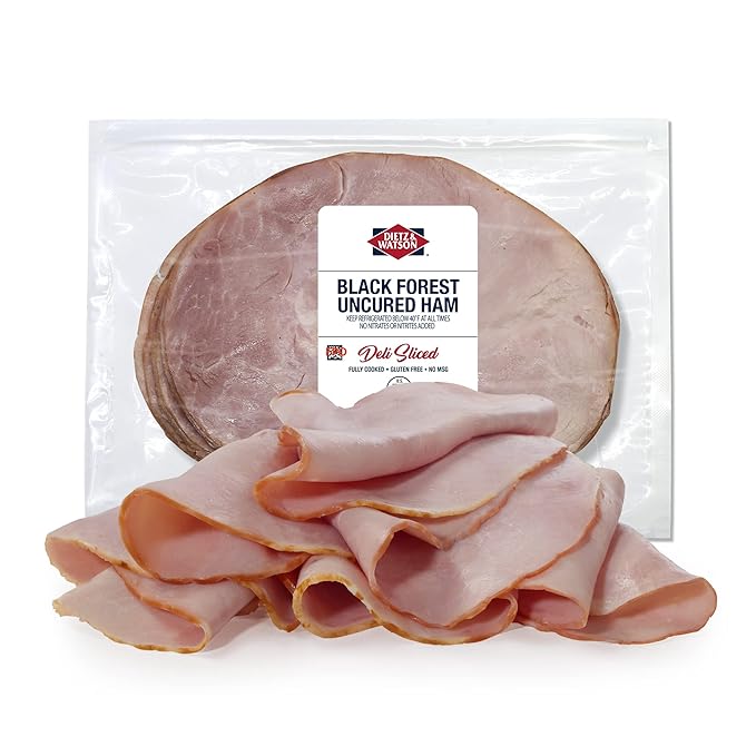 Amazon.com: Dietz & Watson Deli-Sliced Black Forest Uncured Ham, 16 oz ...