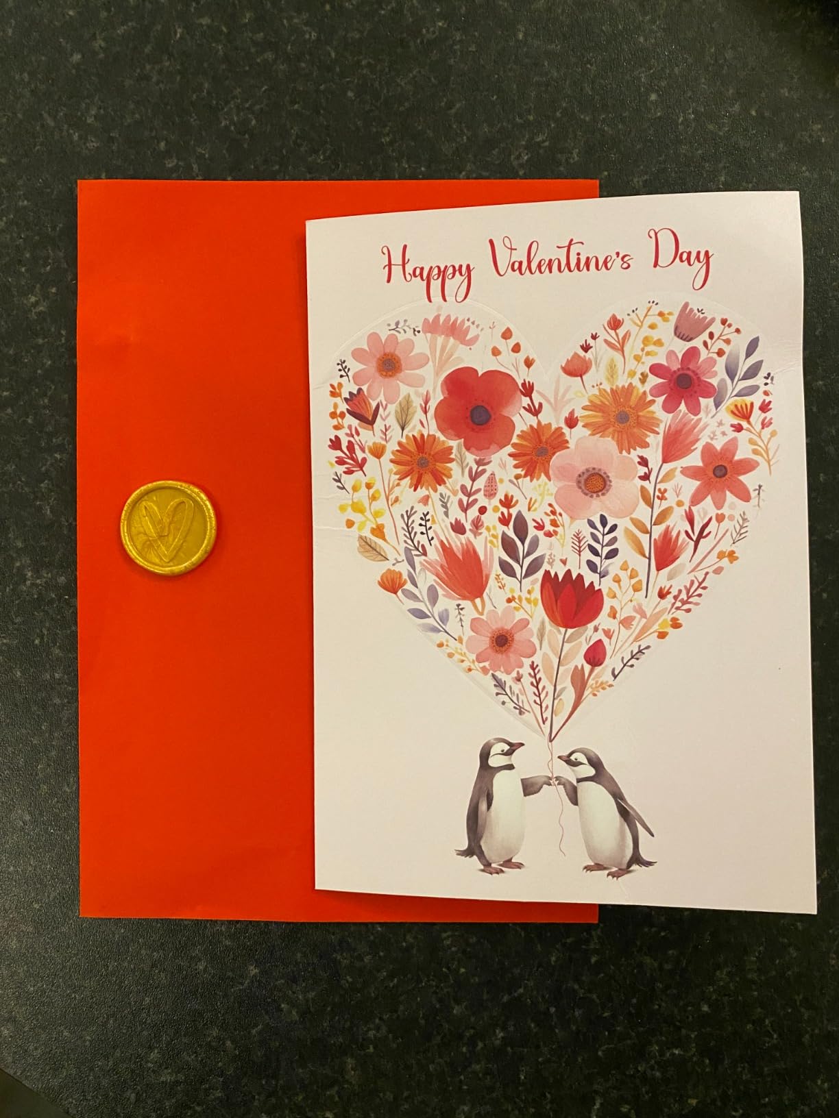 Giftinghouse Valentines Card - A5 Large Embossed Happy Valentines day ...