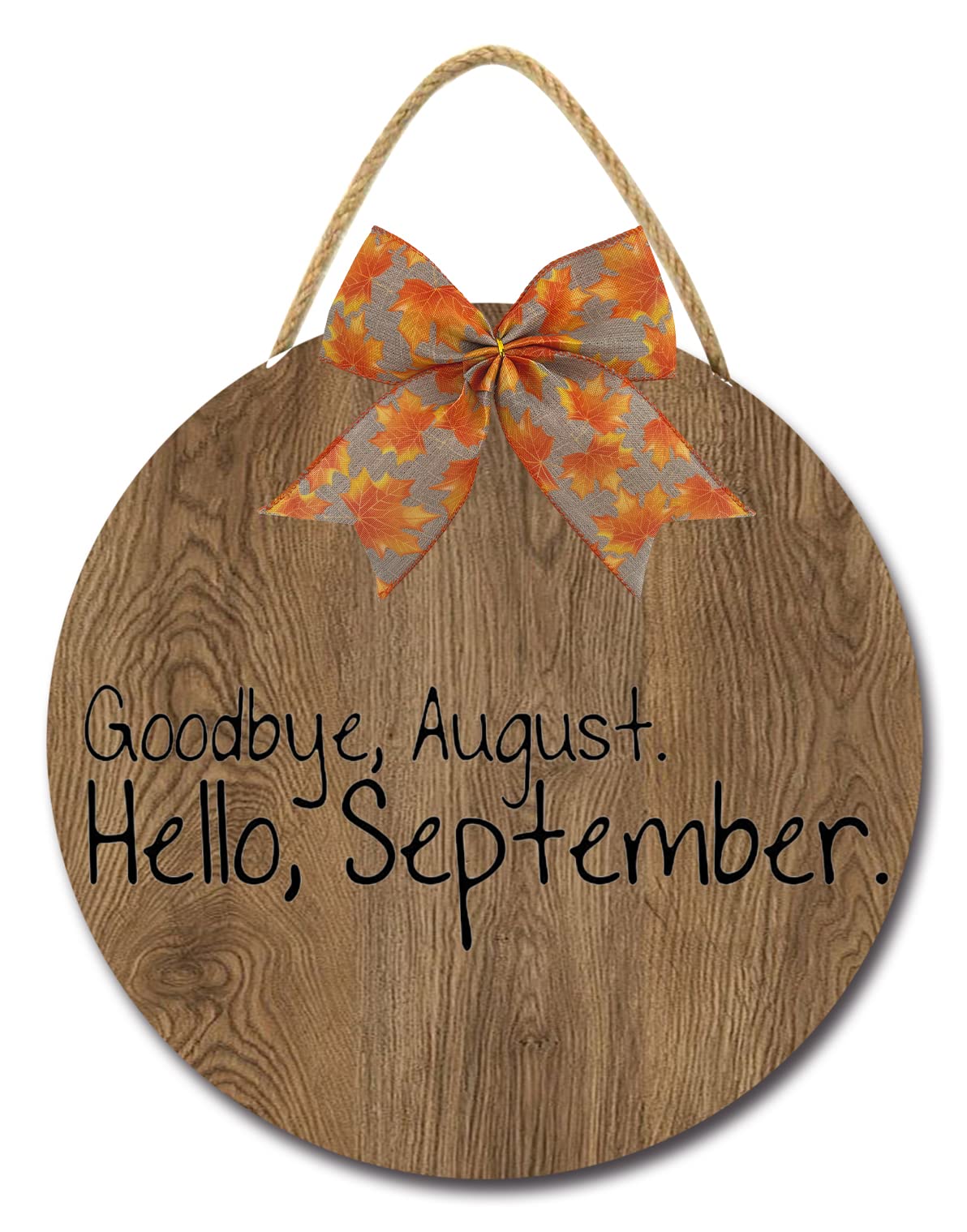 Goodbye August Hello September