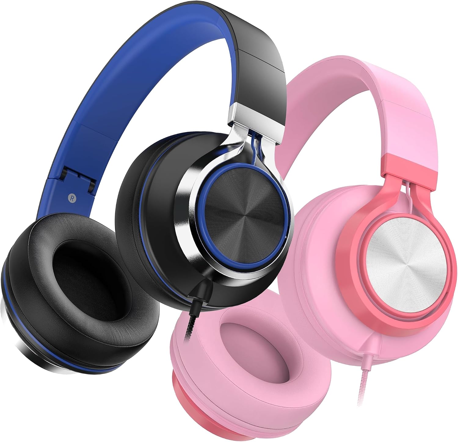 Amazon.com: AILIHEN C8 Headphones Wired, On-Ear Headphones with ...
