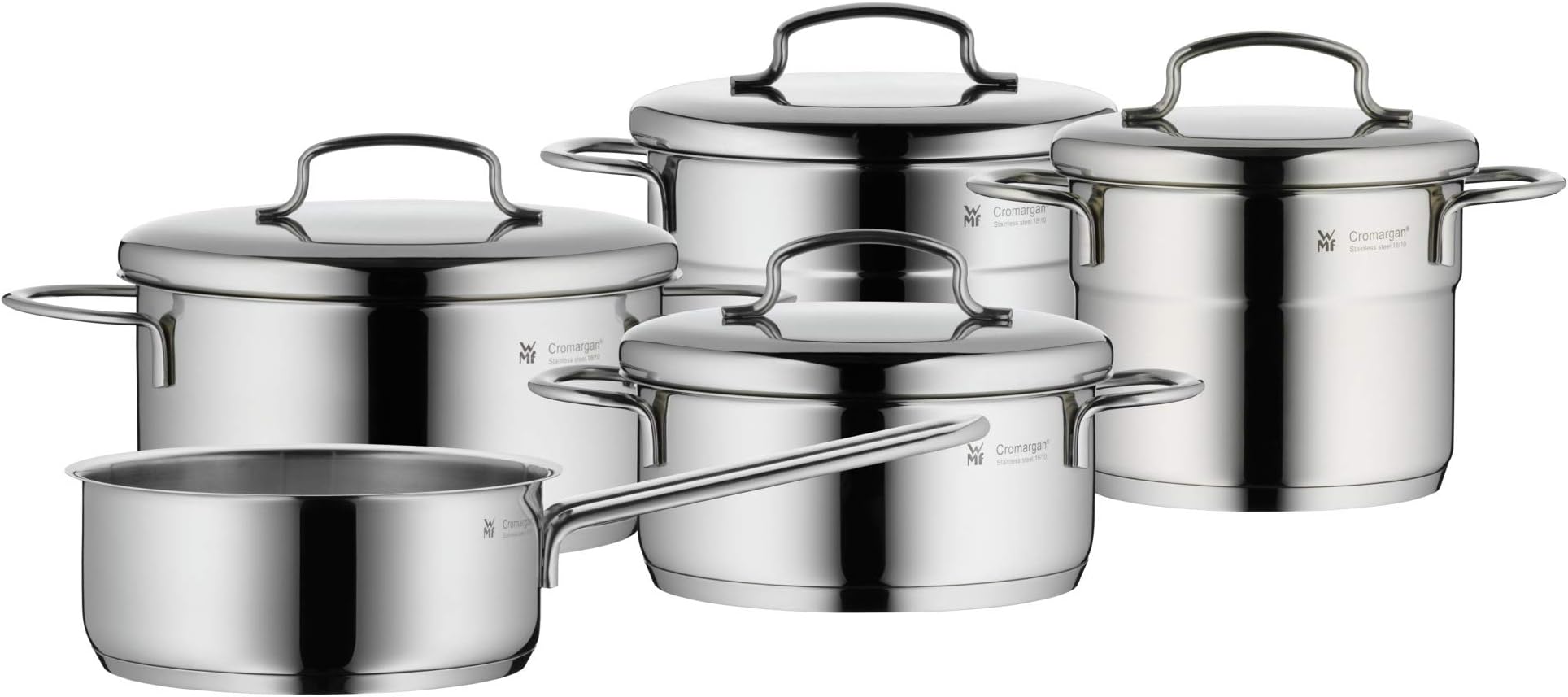 WMF Mini Topfset Induktion klein 5-teilig, Kochtopf Set mit ...