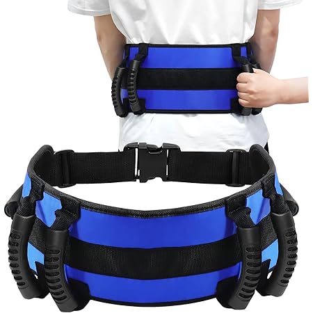 Amazon.com: YHK Gait Belt with 6 Handles Adjustable Medical Care Safety Gait Assist Device for ...