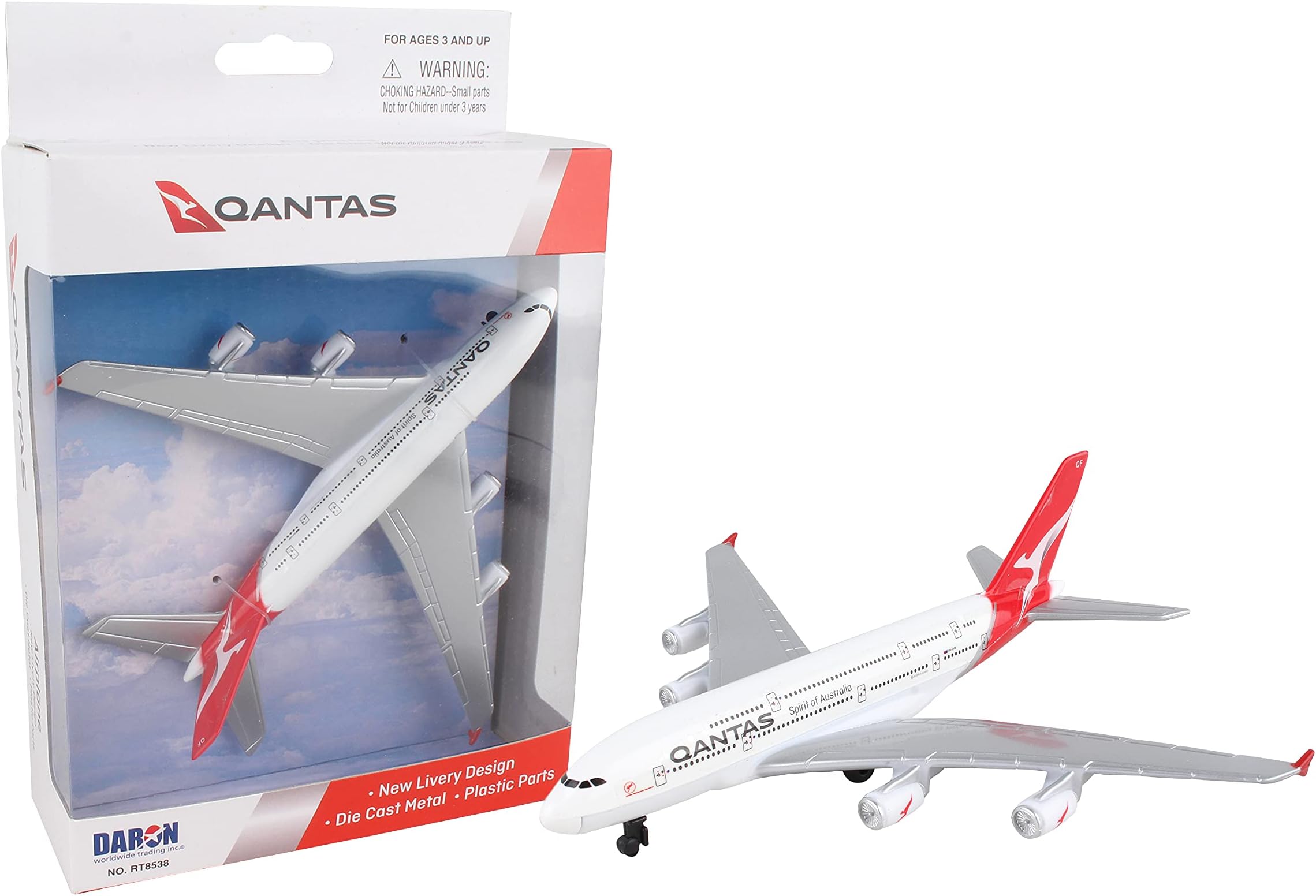 Realtoy Qantas B747 Aeroplane Toy Model : Amazon.com.au: Toys & Games