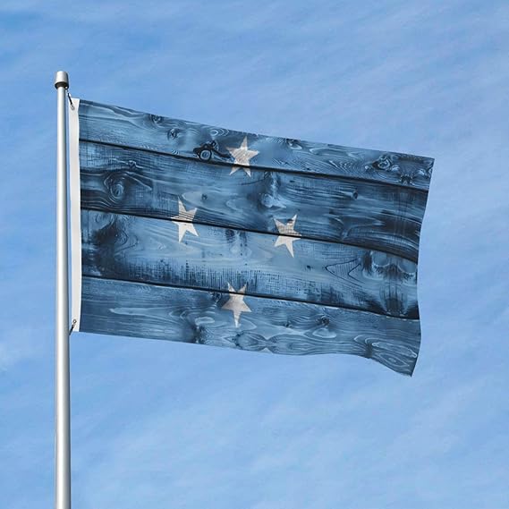 Amazon.com : Flag of the federated states of micronesia Flag Vivid ...