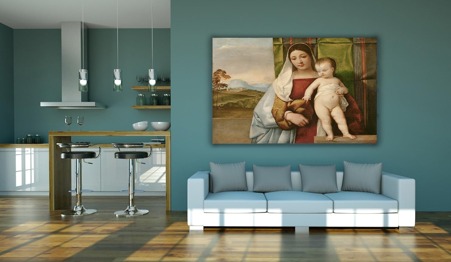 Buy Titian Paintings Collection - The Gypsy Madonna | Digital Reprint ...