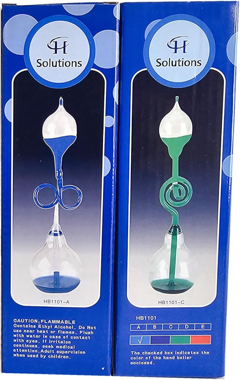 Amazon.com: Colorful Office Thinking Hand Boiler, Glass Science Energy ...
