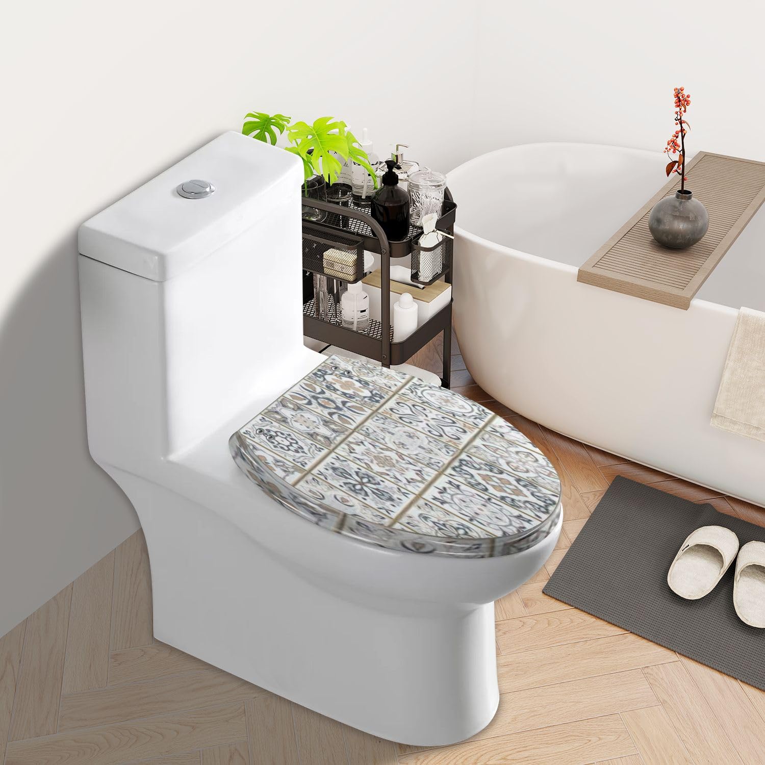 Turkish Style Toilet Elongated Toilet Seat Ceramic Tiles Turkish Style