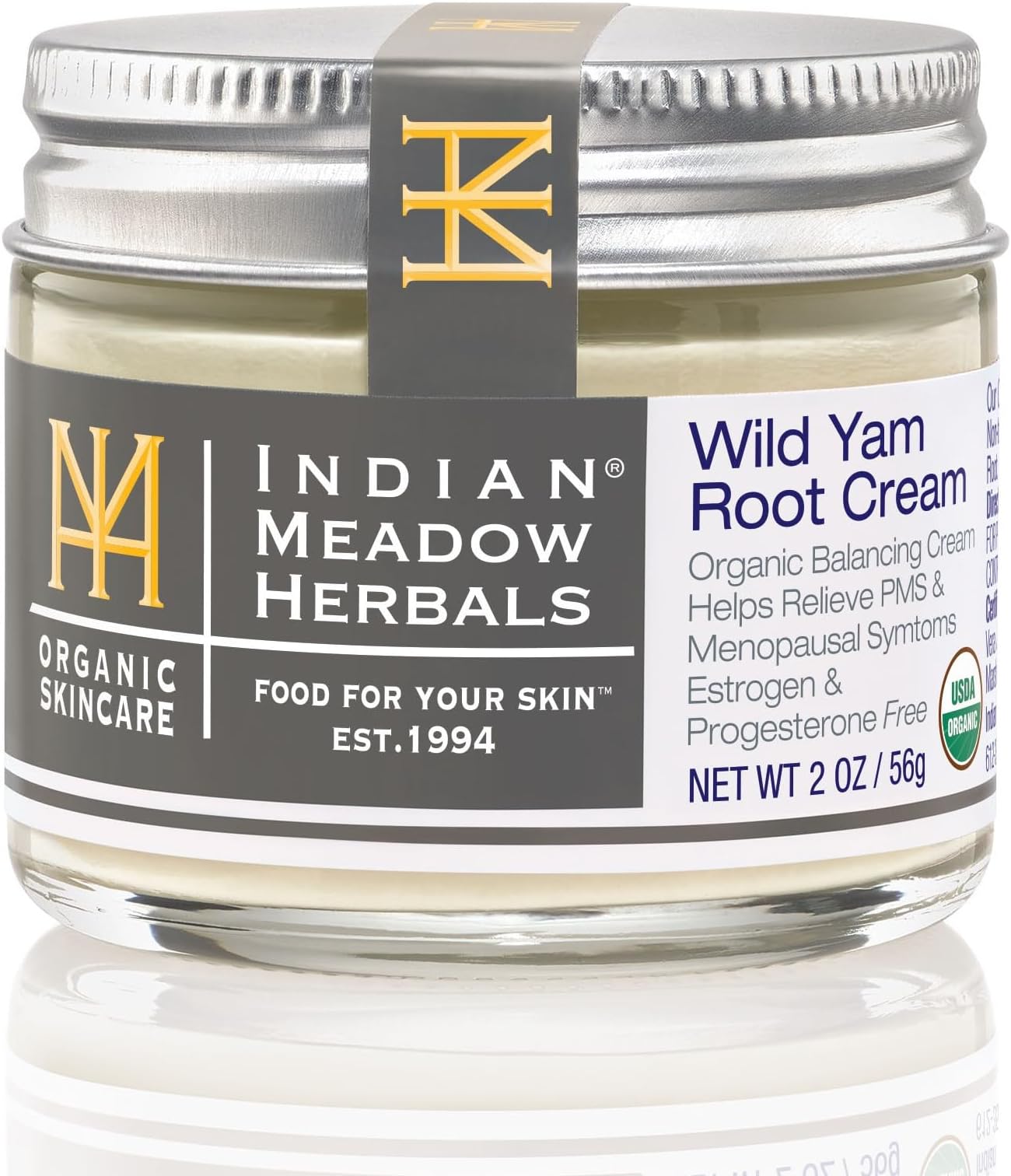 Amazon.com : Indian Meadow Herbals Wild Yam Root Cream (2oz) - Organic ...