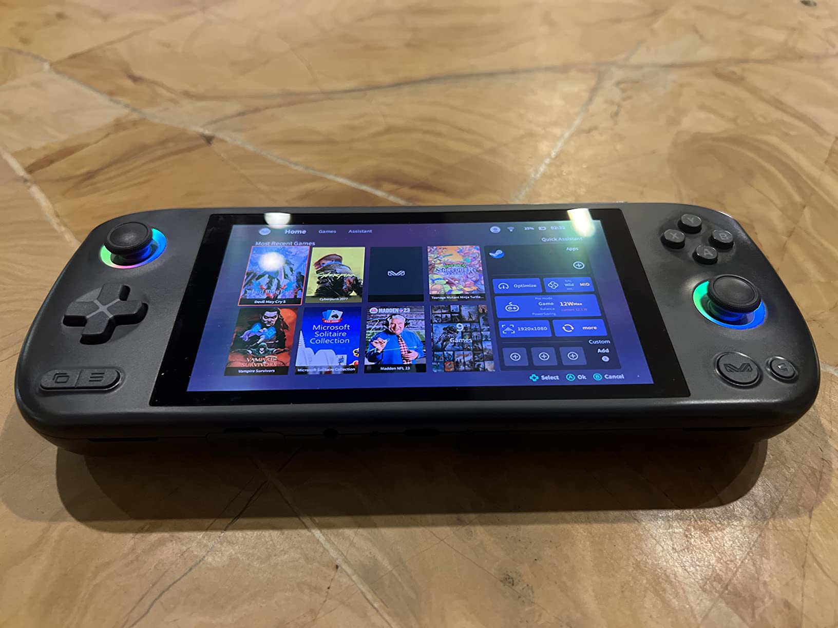 $28/mo - Finance Air Handheld PC Game Console,5.5 Inches OLED Touch ...