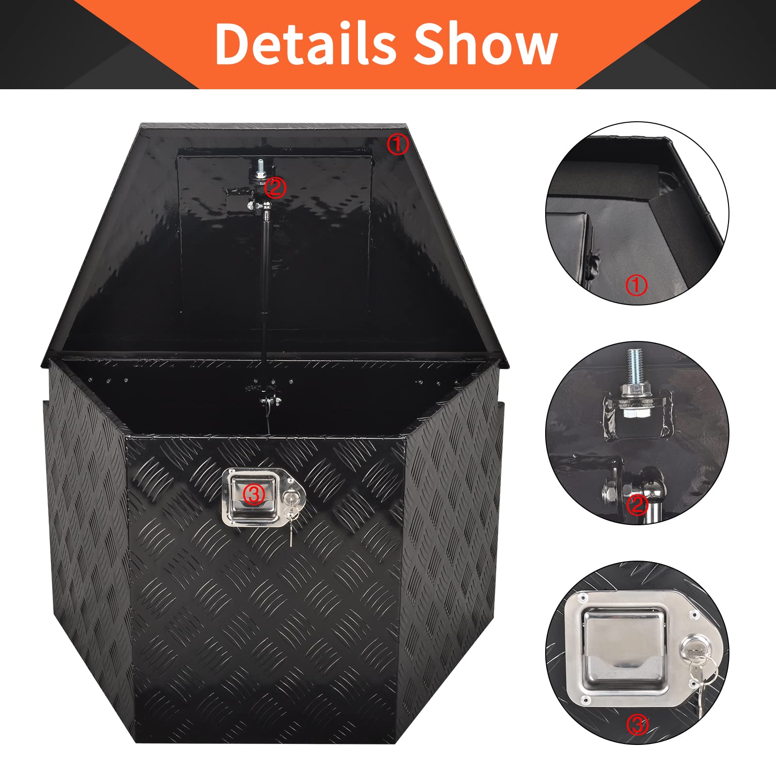 Snapklik.com : TBAPFS 29 Inch Aluminum Trailer Tongue Tool Box 5 Bar ...
