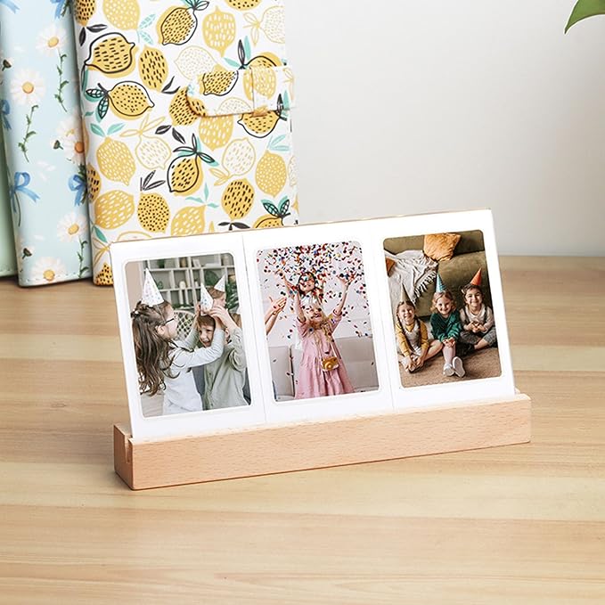 Mini Picture Frame, Light Up Clear Acrylic Desk Photo Frame, 3 Inches 3 ...