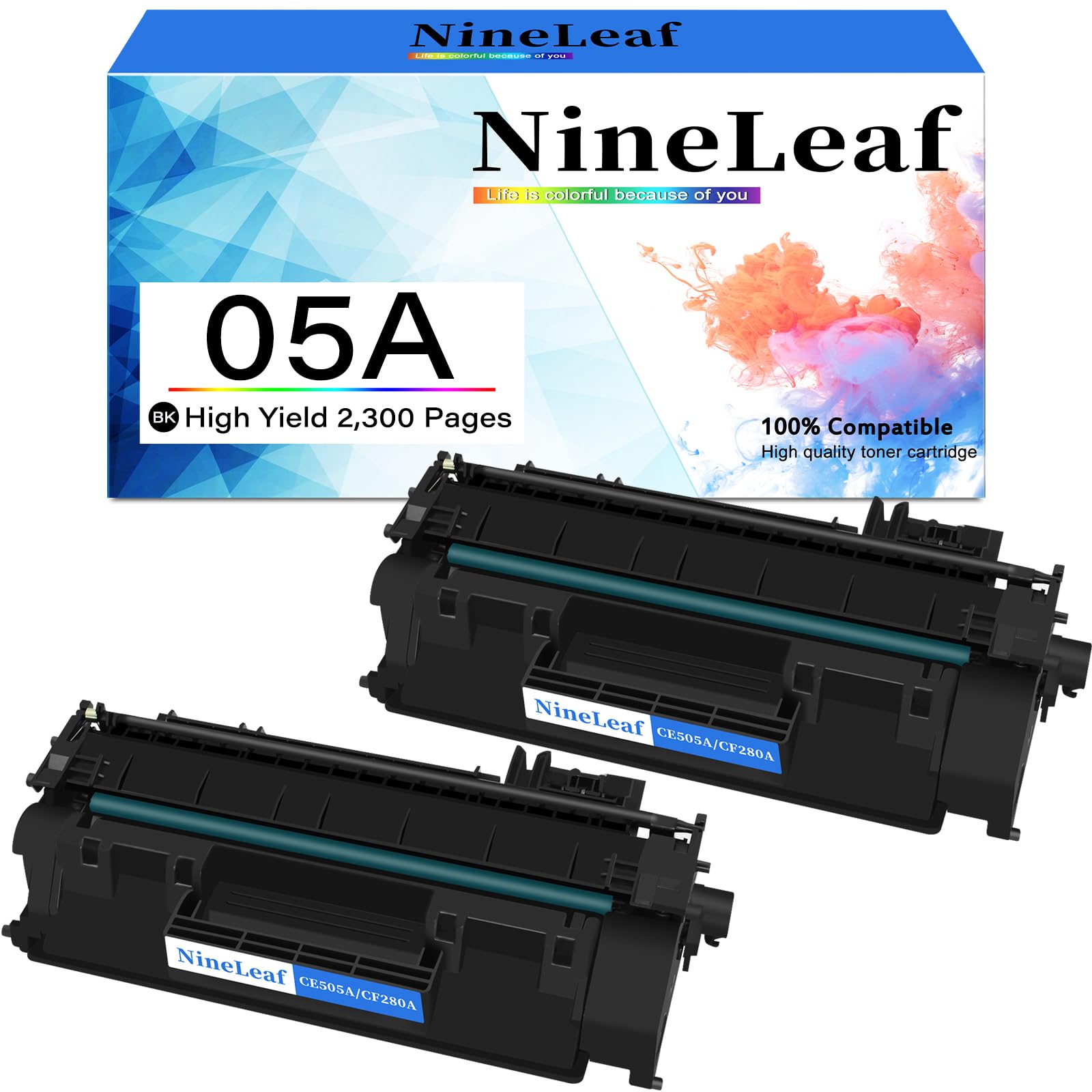 Amazon.com: NineLeaf 05A Compatible Toner Cartridge Replacement for HP ...