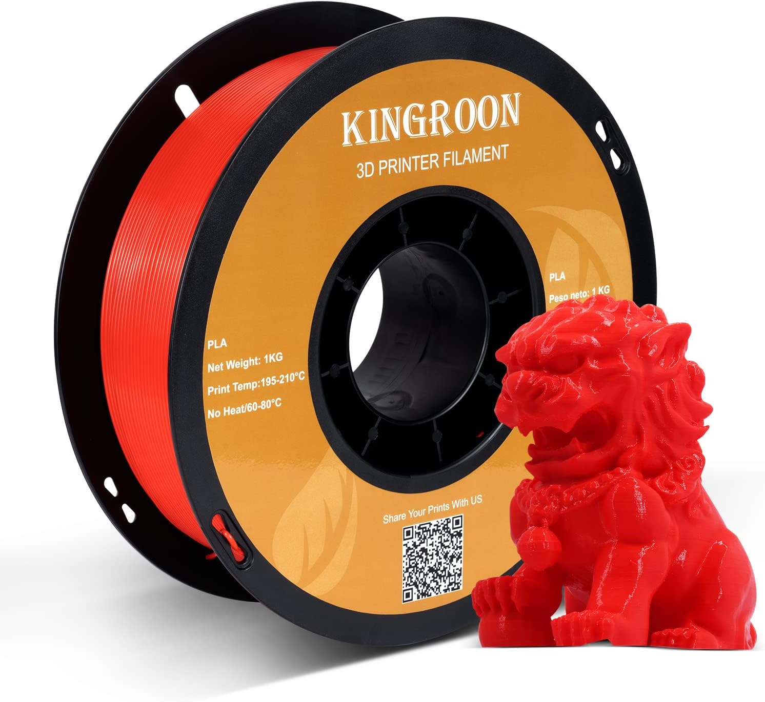 Amazon.com: Welcomeget PLA 3D Printer Filament, 10 Rolls, Dimensional ...