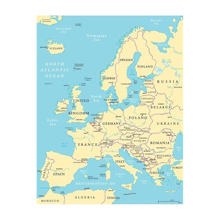 Wall Decor Europe Map at Jennifer Johansen blog