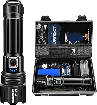 Flashlights Rechargeable High Lumens 1000 lm, Sunitact Super Bright ...