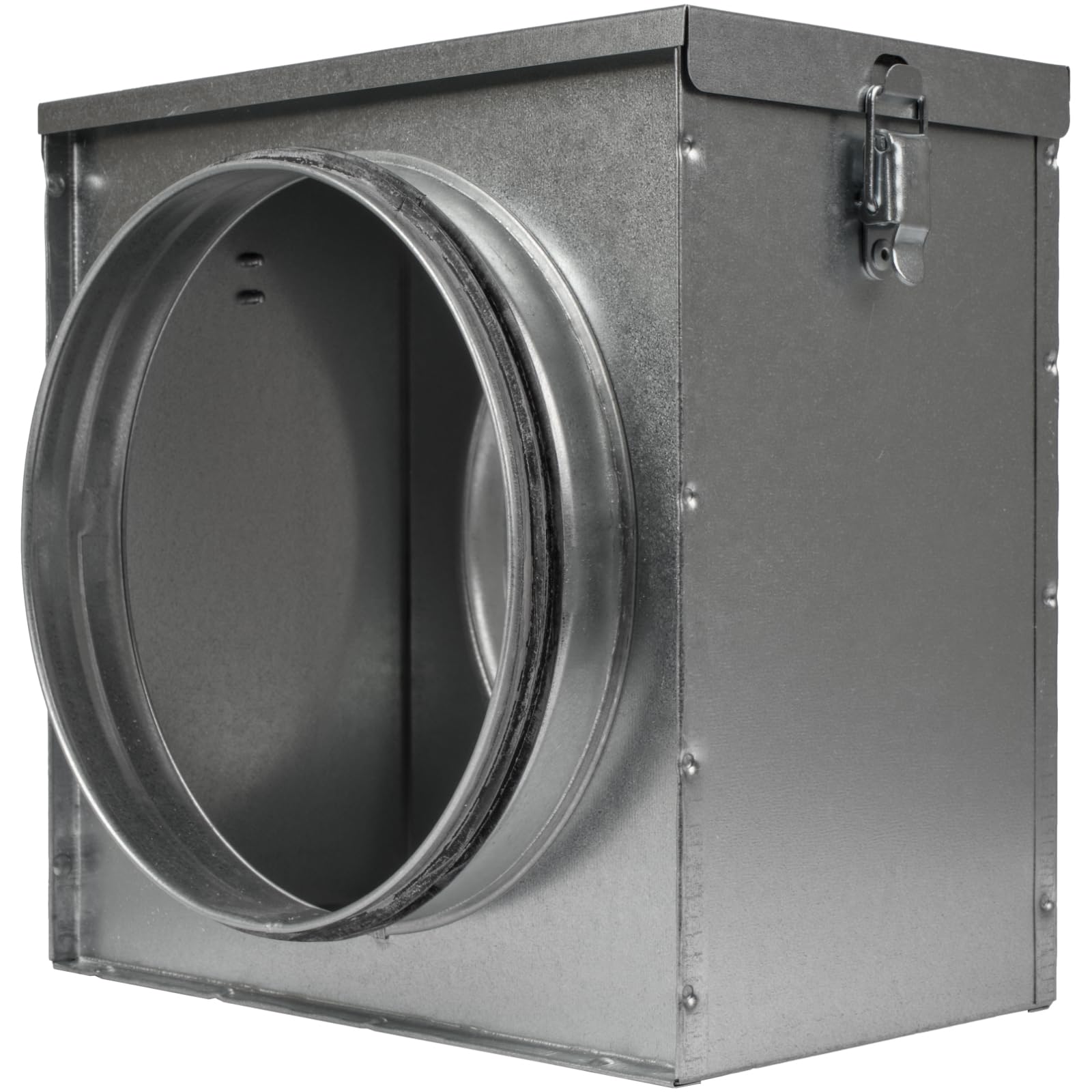 8" Inch Duct Filter Box - Galvanized Steel Inline Dryer Filters - Round ...