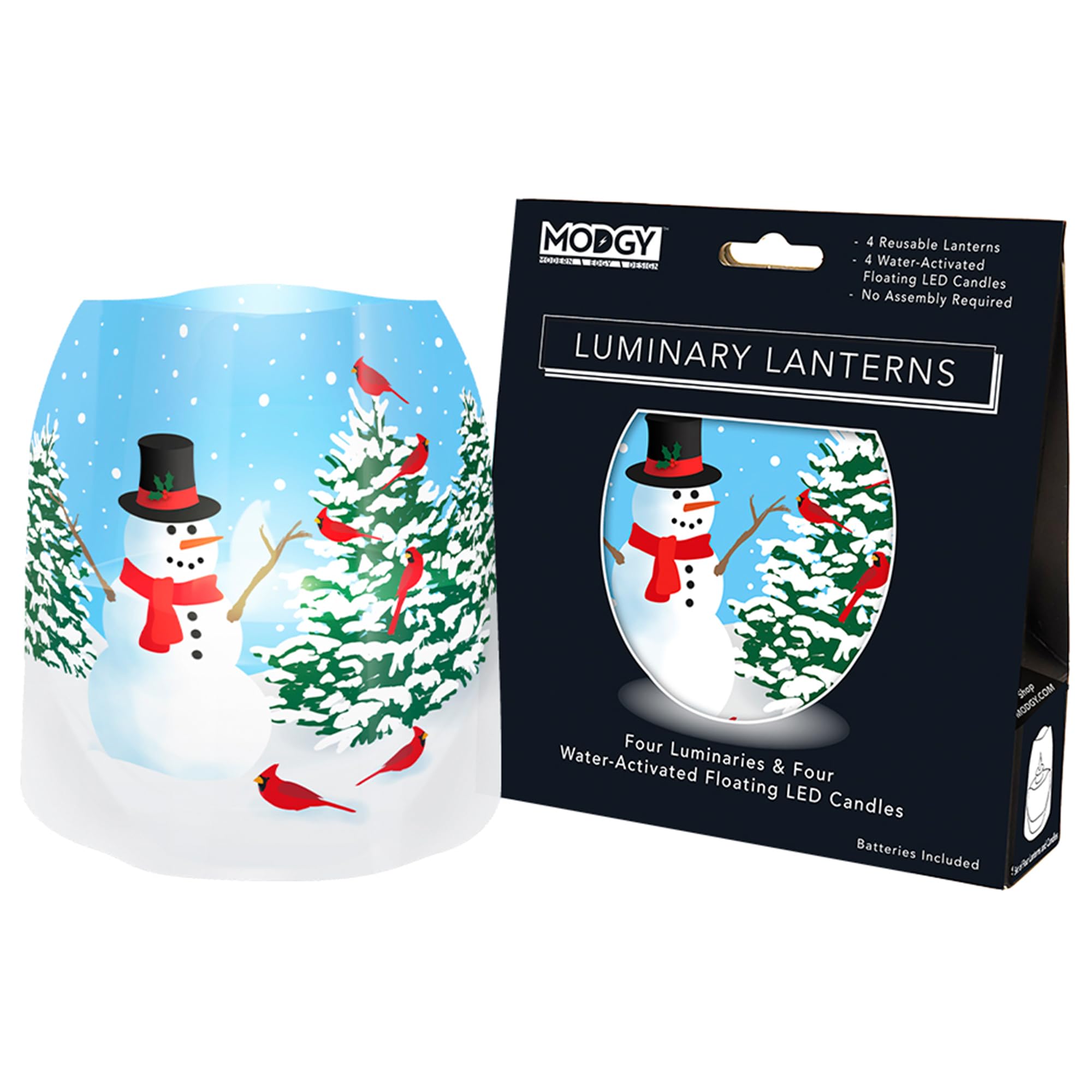 Amazon.com: MODGY Luminary LED Lantern Decorative Candle Holder Indoor ...