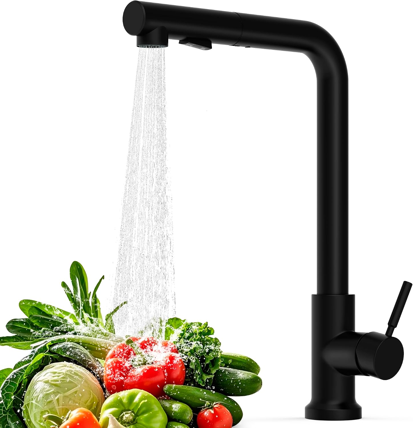 Robinet cuisine avec douchette extensible,Mitigeur cuisine monobloc 360 ...