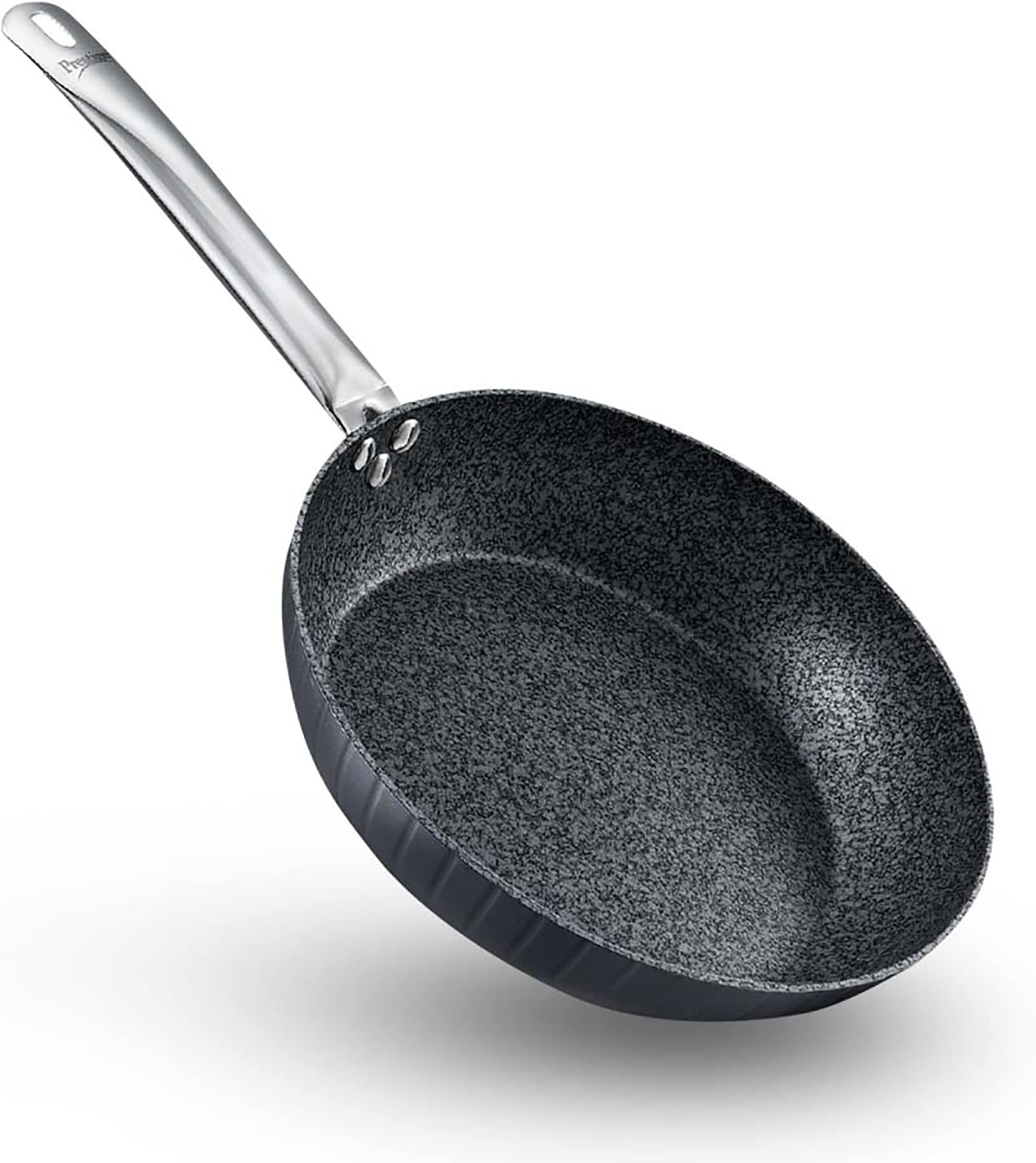 Buy Prestige Durastone 28cm(2.6L) Hard Anodised Fry Pan with 6 Layers ...