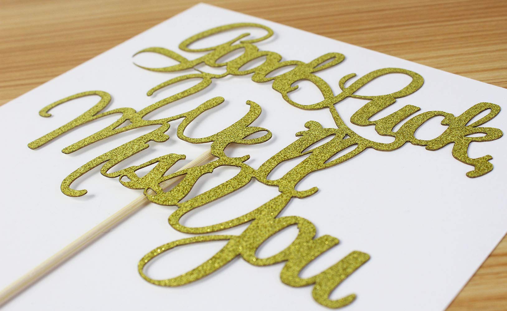 Good Luck Well Miss You Cake Topper Farewell Cake Topper | Desertcart ...