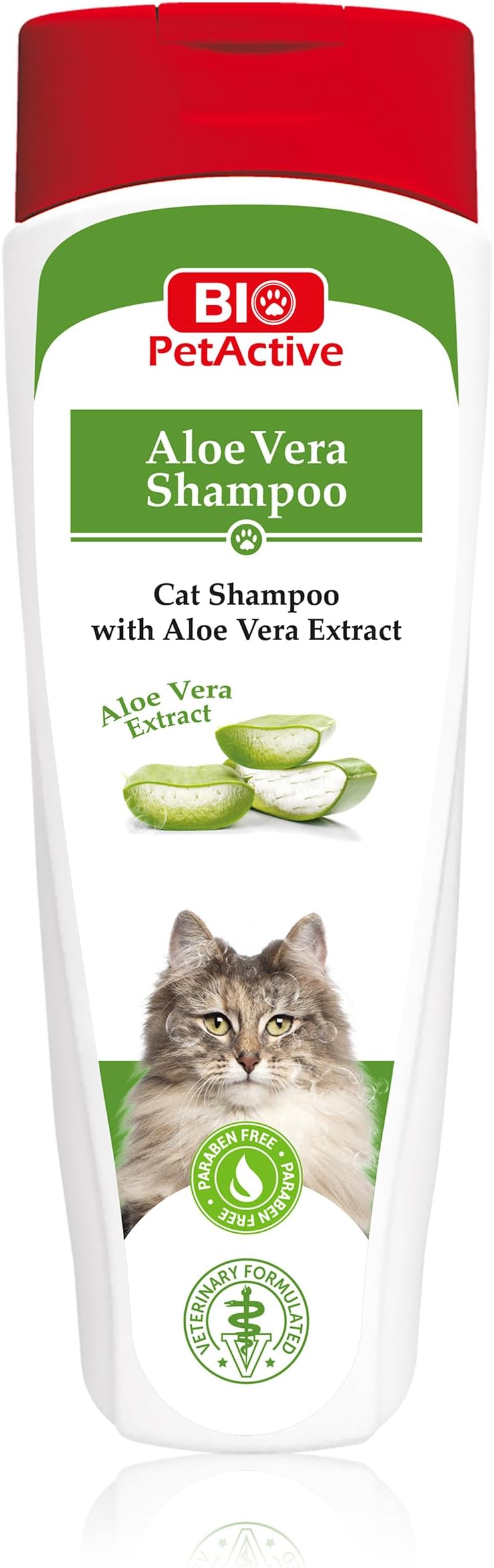 Bio PetActive Aloe Vera Cat Shampoo (400ml) Sensitive Cat Shampoo with ...