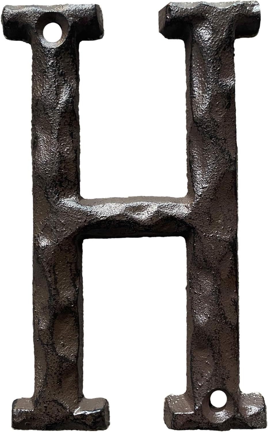 Amazon.com: Jerrybaby 5 Inch House Letters, Rustic Cast Iron Metal Home ...