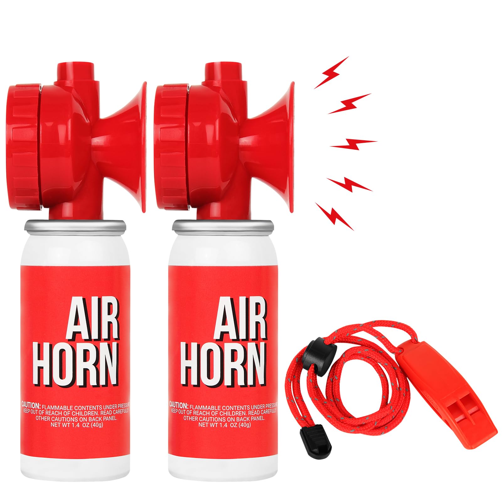 Amazon.com: Air Horn for Safety 2PCS 1.4oz, 122dB Loud Mini Marine Boat ...