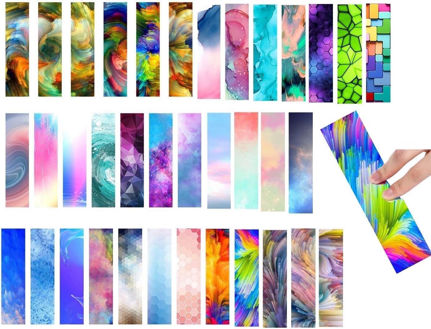 Amazon.com: Lucktao 36pcs Sensory Stickers,Calming and Fidget Strips ...